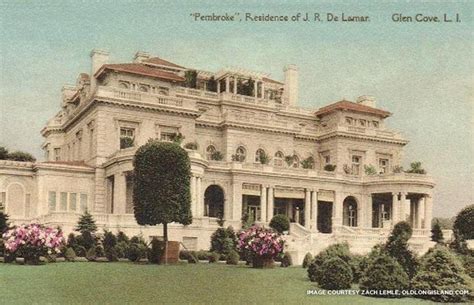 A Very Big Mansion From The 1920s With A Huge Lawn And Garden A