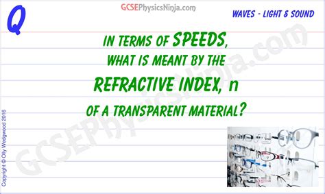 45 Refractive Index And Speed Of Light