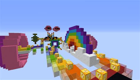Rainbow World Lucky Block Race Maps Mapping And Modding Java