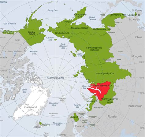 Yamal Peninsula Map