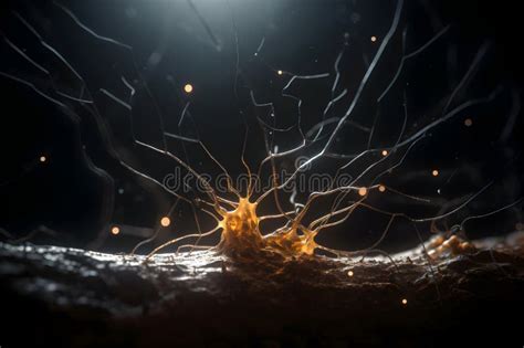 Visualization Of Neural Connections Where Numerous Neural Structures Create Complex Networks