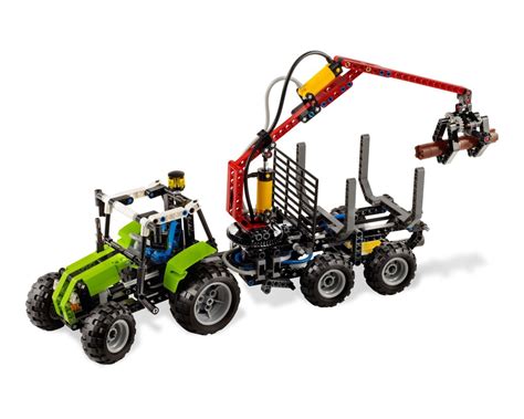 LEGO Set 8049 1 Tractor With Log Loader 2010 Technic Rebrickable Build With LEGO