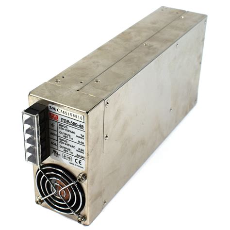 Mean Well Mw Psp 500 48 Power Supply 48vdc Output 100 120vac 200