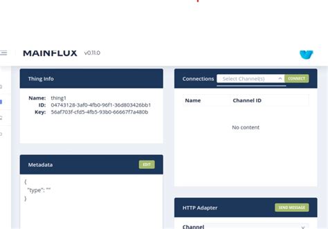 Connect Thing To Channel Issue 199 Mainflux Ui GitHub