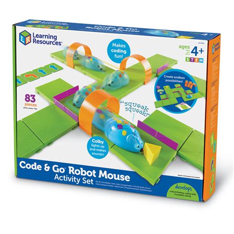 Code And Go Programmable Robot Mouse Activity Set 83 Pieces By