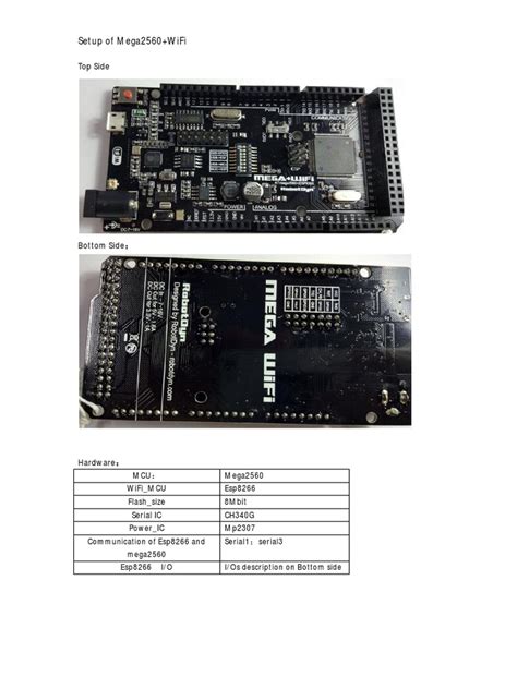 Setup Of Mega2560esp8266 2 Pdf Software Computing