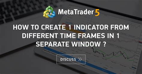 How To Create 1 Indicator From Different Time Frames In 1 Separate Window Indexes