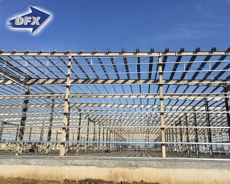 Large Span First Class Portal Steel Frame Prefabricated Structure