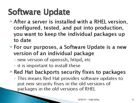 Cst 8177 Linux Ii System Administration Todd Kelley