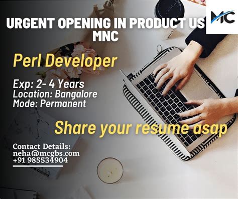 Neha D On Linkedin Perl Perldeveloper Perl Jobopening Urgentrequirement Mcgbs