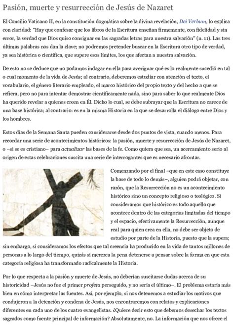 Pdf Pasión Muerte Y Resurrección De Jesús De Nazaret