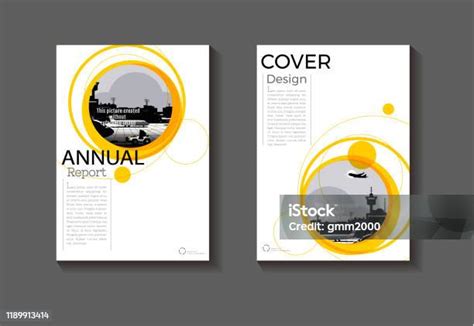 표지 템플릿 노란색 추상적 인 배경 디자인 현대 책 브로셔 연례 보고서 잡지 및 전단지 레이아웃 벡터 A4 0명에 대한 스톡 벡터 아트 및 기타 이미지 Istock