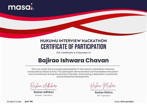 Bajirao Chavan On Linkedin 🚀existing News🙂 Thrilled To Share That I Successfully Completed The
