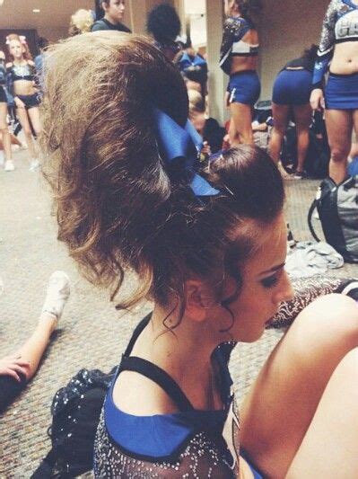 Pin By Tina Bee On Cheer Hair Cheer Hair Big Hair Hair Styles