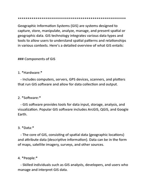 Geographic Information Systems Pdf Geographic Information System Spatial Analysis