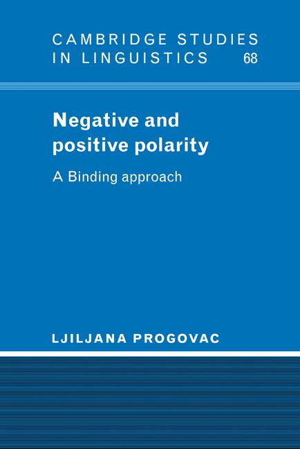 Negative And Positive Polarity