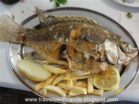 Travels With Carole Capernaum Israel St Peter Fish And Grill