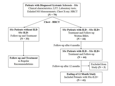 Flow Chart Of Study Design Of Included Ssc Patients With Ild Hrct