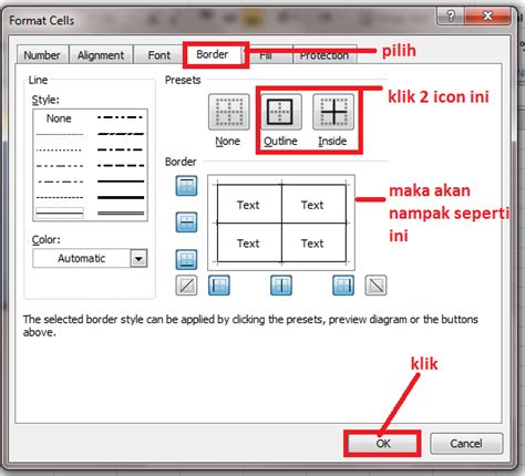 Tips Cara Membuat Tabel Di Microsoft Excel 2010 And Panduan Assuyuthi Blog™