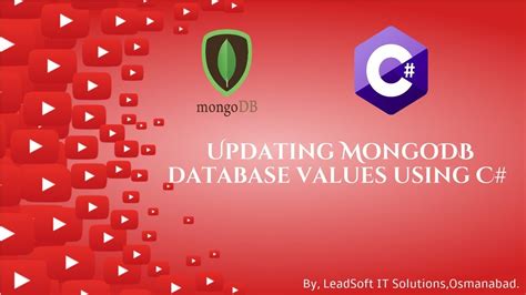 Updating Database Values From Mongodb Using C Youtube
