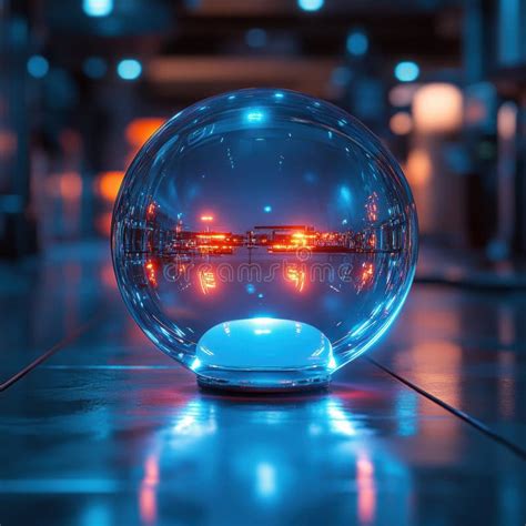 An Intricate Translucent Sphere With A Starry Night Inner Structure Is Shown In This Image
