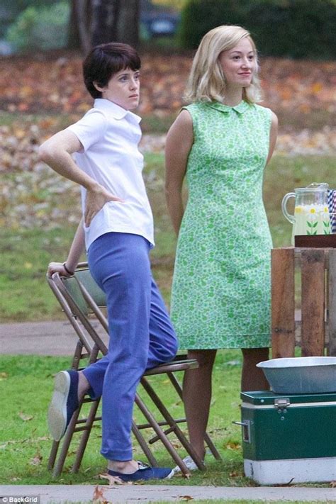 Stylish Throwback Claire Foy On The Set Of Neil Armstrong Biopic