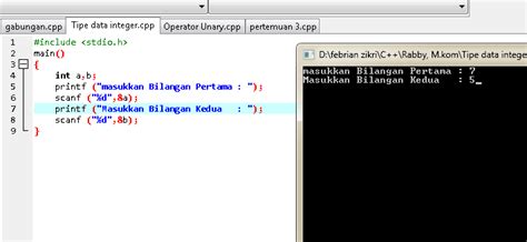 Pengertian Dan Contoh 5 Tipe Data Pada Pemrograman C Zikri Tekno