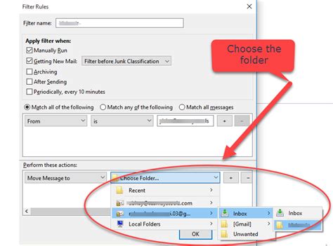 how to configure email account in thunderbird and create smart folders
