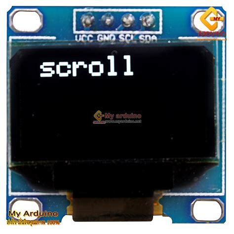 สอนใช้งาน Arduino จอแสดงผล Oled 128x64 แบบ I2c สีขาว ขาย Arduino อุปกรณ์ Arduino คุณภาพดี ราคา
