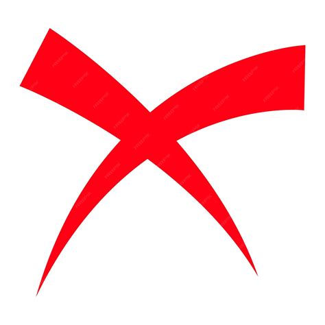 Premium Vector Wrong Mark Icon Red Cross Wrong False Mark Icon