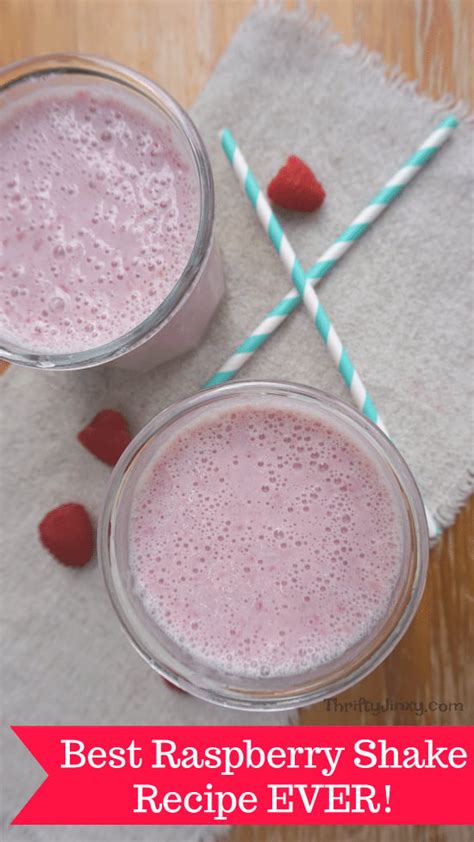 Best Raspberry Shake Recipe Ever Thrifty Jinxy