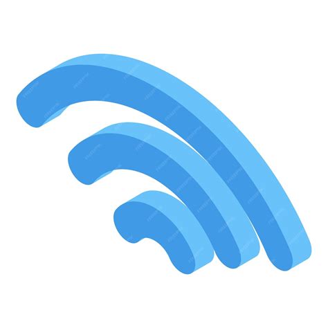 Premium Vector Wifi Signal Strength Indicator Showing Three Bars Representing Good Connection