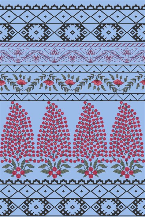Pin On Border Textile Patterns Textile Pattern Design Ethnic Pattern Design
