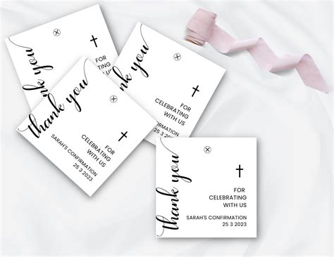 Minimalist Printable Confirmation Bundle Confirmation Pack Invite Sign Thank You Card Candy