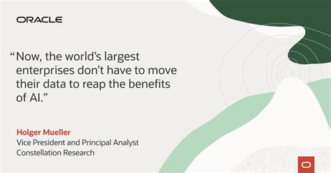 Leading Industry Analysts Comment On The Release Of Oracle Database 23ai Venkatesh S