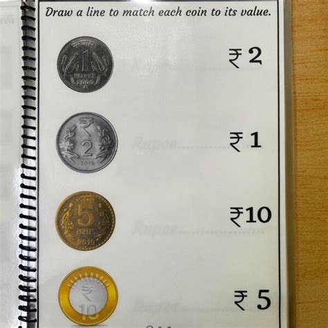 Indian Money Worksheet For Class 2