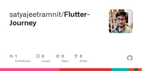 github satyajeetramnit flutter journey