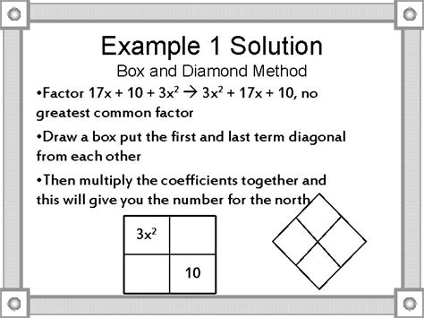 Lesson 6 5 Factoring Ax 2 Bx C
