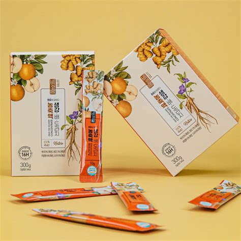 자연 그대로 배어듦 생강 배 도라지 농축액 유통기한 2026년 3월 11일 꽃마usa