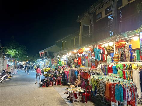 호이안 야시장 호이안 야경