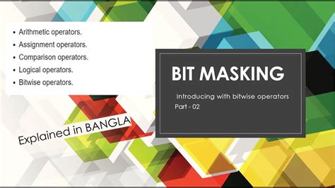 Bitmasking Introducing With Bitwise Operators Part 02