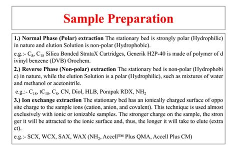 Bioanalytical Sample Preparation PDF Chemistry Science