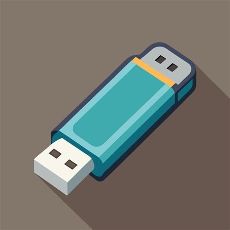 Usb Flash Drive With A Sleek Premium Ai Generated Vector