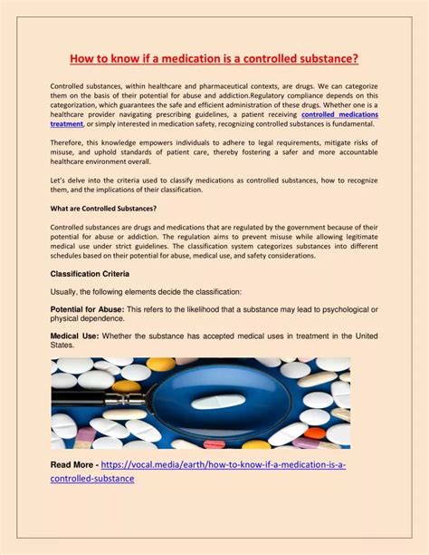 Ppt How To Know If A Medication Is A Controlled Substance Powerpoint Presentation Id13382267