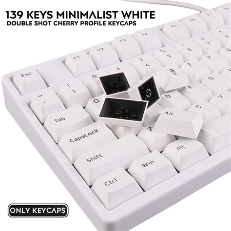 Pbt Keycap 139 Keys Cherry Profile Double Shot Key Grandado