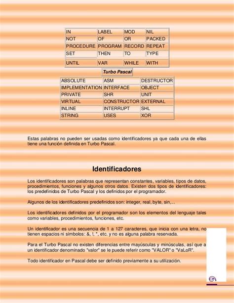 Variables En Turbo Pascal Lodused