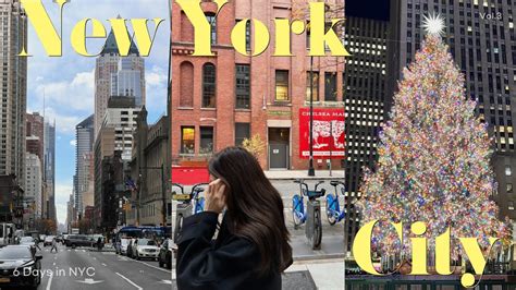 Ep3 뉴욕 여행 겨울의 센트럴파크 하이라인 같이 걸을래 록펠러센터 트리 소소한 옷 쇼핑 득템 Youtube
