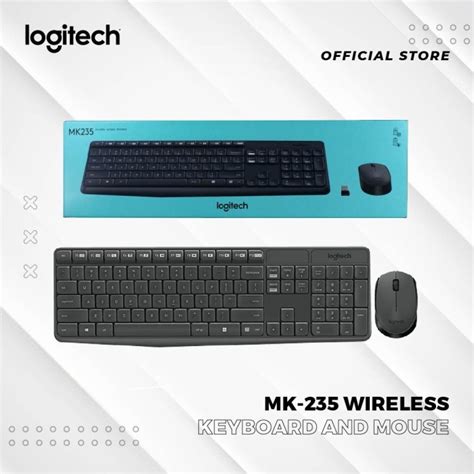 Jual Logitech Mk235 Mk 235 Wireless Combo Mouse And Keyboard Shopee