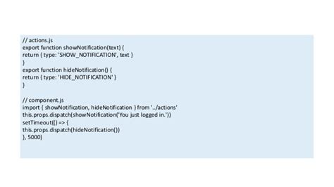 How To Dispatch Redux Action With Timeout Ppt
