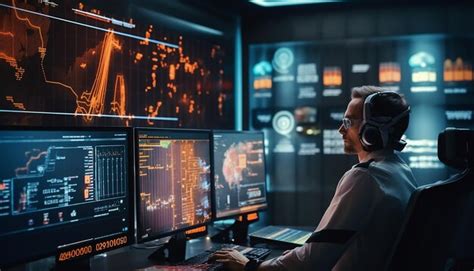 Premium Ai Image Automation Data Analytic With Robot And Digital Visualization For Big Data